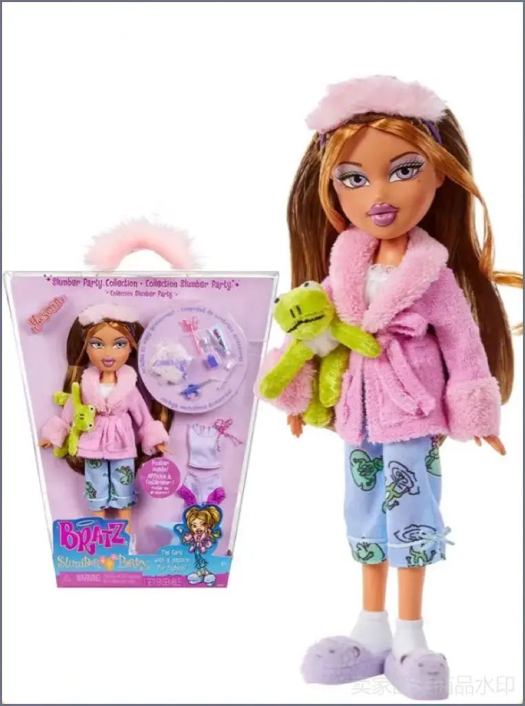 Братц Кукла для девочки Ясмин Slumber Party с аксессуарами Bratz