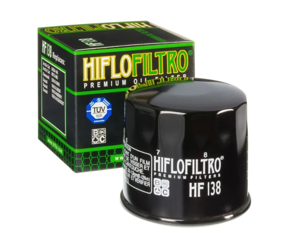 Масляный фильтр Hiflo Filtro HF138 Arctic Cat/ Kawasaki/ Suzuki