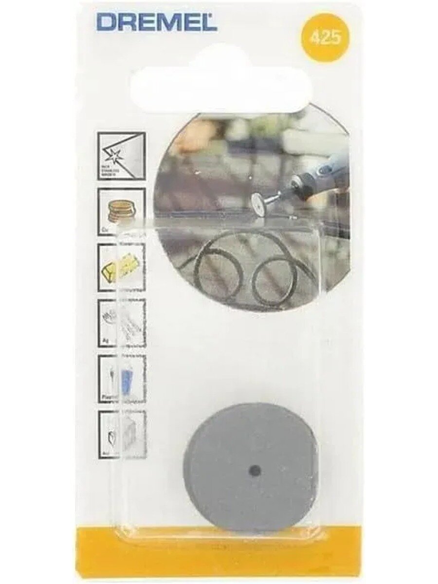 Dremel 425 Полировальный диск для камня и стекла, 22,5 мм (4 шт.)
