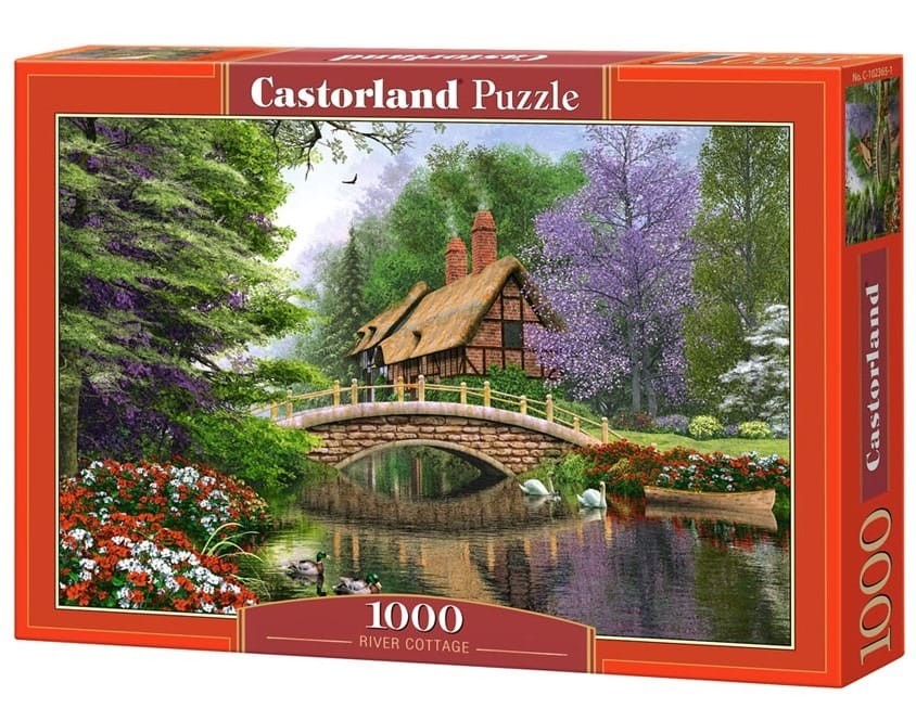 Пазл Castorland Домик у реки, 1000 элементов, 68 x 47 см