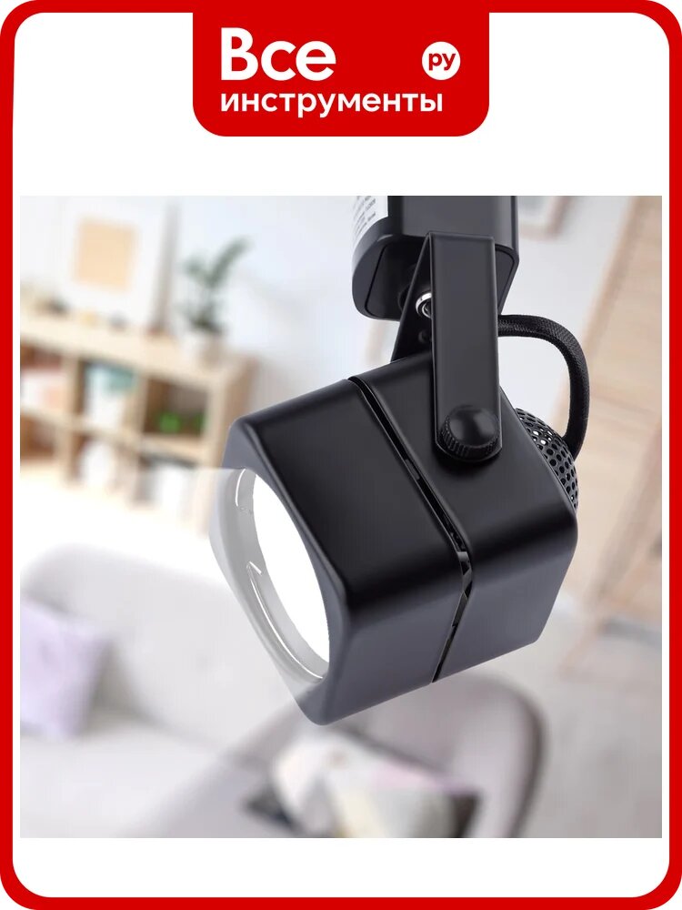 Трековый светильник ЭРА TR10GU10 BK MR16 черный Б0044262