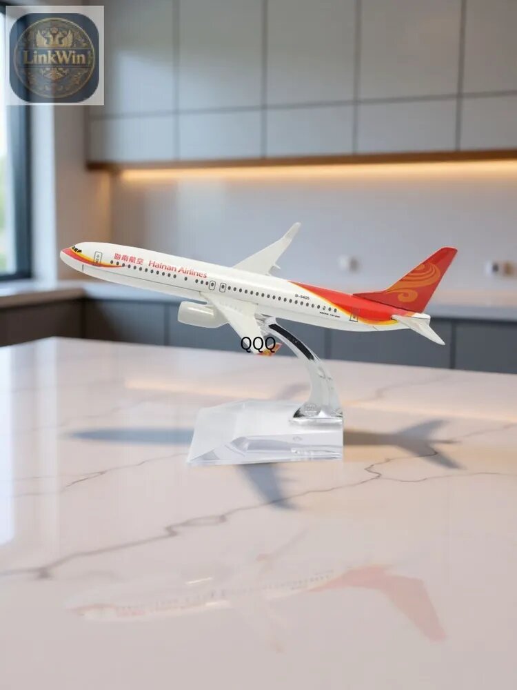 Модель самолета металлическая Boeing B737-800 China Hainan Airlines 16cm 1:400