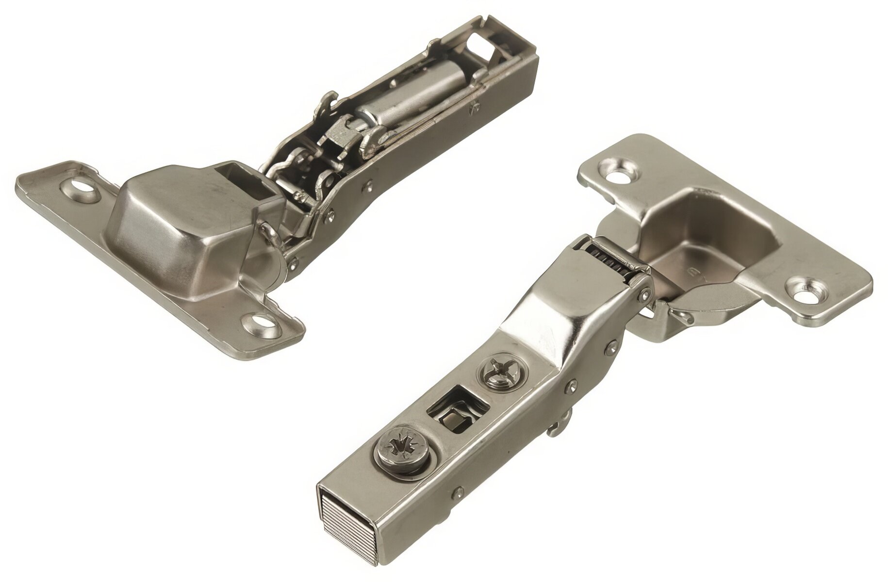 Петля мебельная Lemax prof Clip-on 105° полунакладная с эксцентриком и доводчиком (2 шт.)
