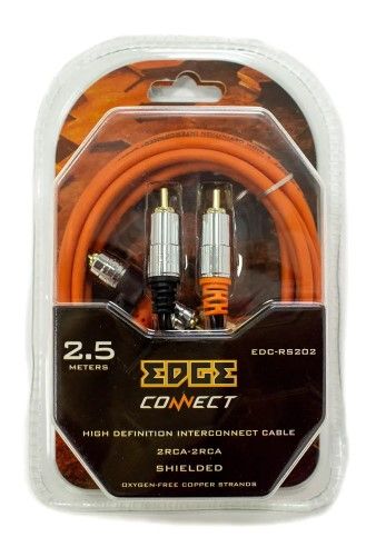 Межблочный кабель Edge EDC-RT202 2RCA-2RCA, тюльпаны 2,5 метр