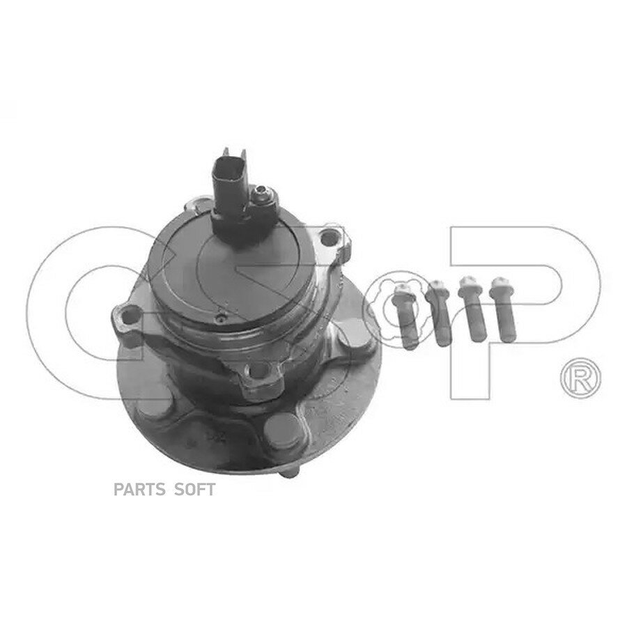 Ступица с подшипником FORD FOCUS II/C-MAX 03- зад. +датчик ABS
