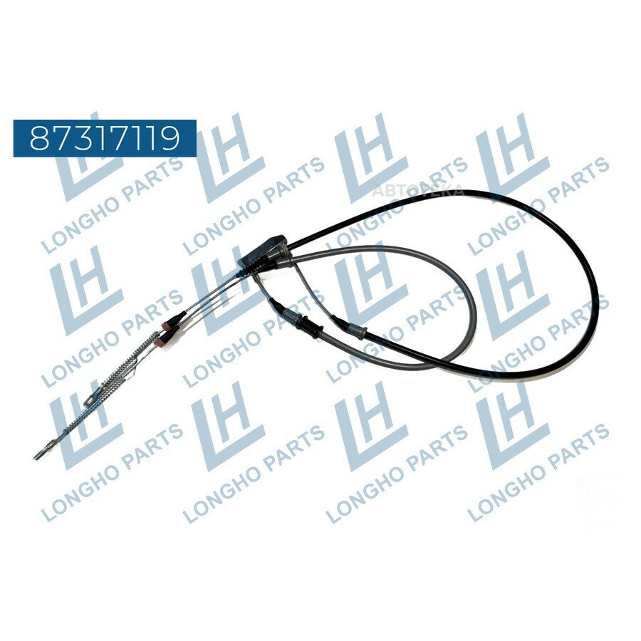 Трос ручного тормоза\ Daewoo Nexia 1.5 SOHC 94> 90235948 LONGHO 87317119