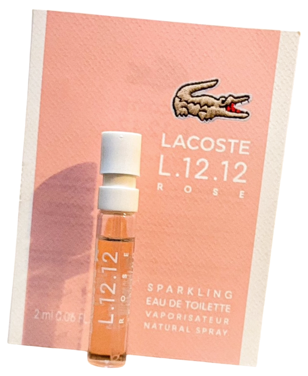 Сэмпл аромата Lacoste L 12 12 Rose Sparkling 2 / Туалетная вода Лакост Л 12 12 Роуз Спарклинг миниатюра / Стойкий парфюм