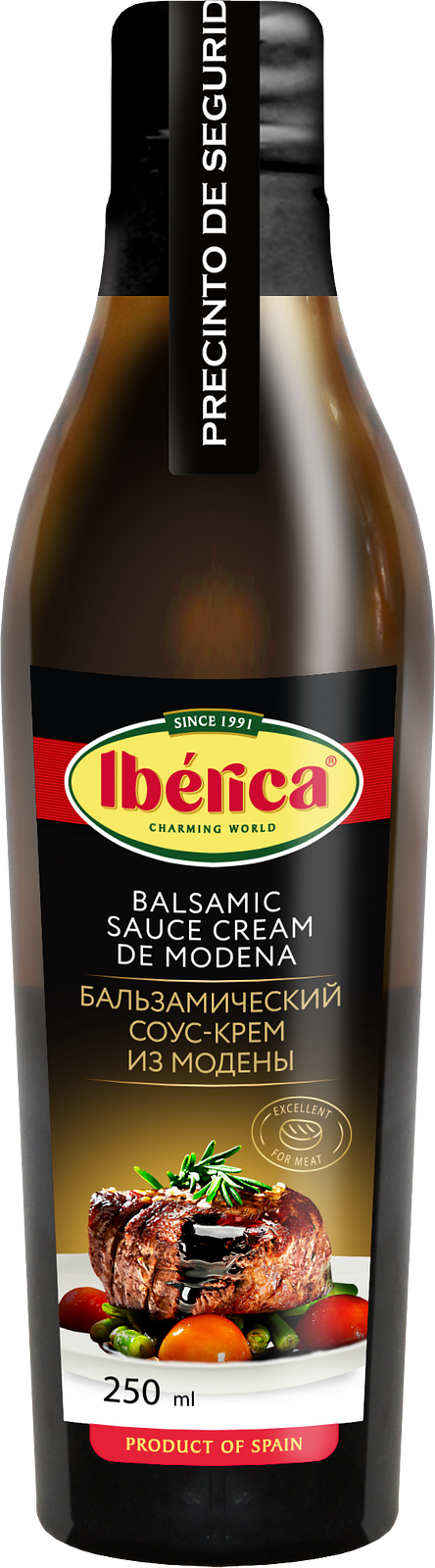 Упаковка из 6 штук Соус-крем IBERICA Бальзамический из Модены 0,25л