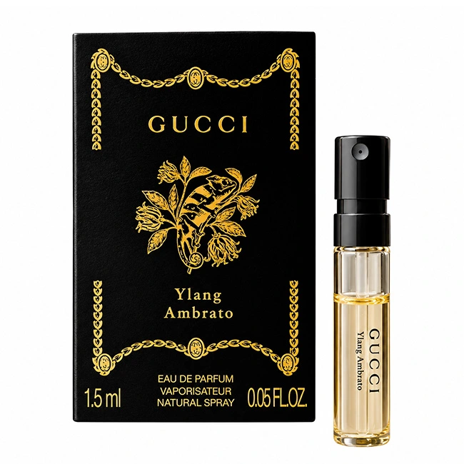 Парфюмерная вода Gucci Ylang Ambrato 1.5 миниатюра / Пробник парфюма Гуччи Иланг Амбрато / Сэмпл аромата