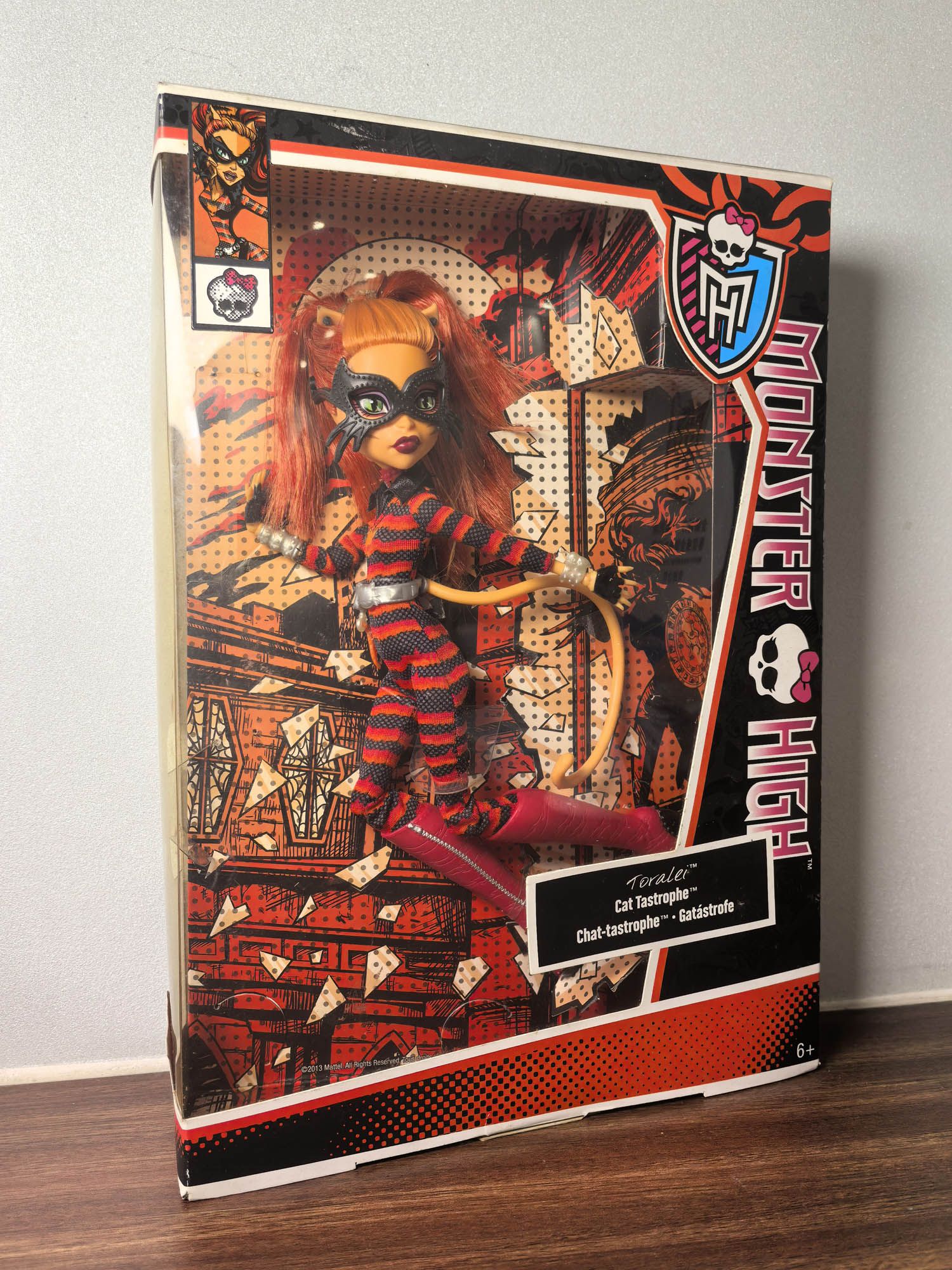 Коллекционная кукла Monster High Toralei Stripe - Cat Tastrophe (Монстер Хай Торалей Страйп Супергерои)