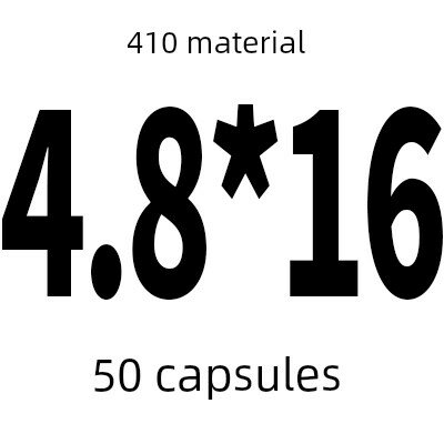 Нержавеющая сталь 410 М4.8 х 16 мм Самосверлящие крестообразные шурупы, 50 шт. в упаковке для легкого крепления