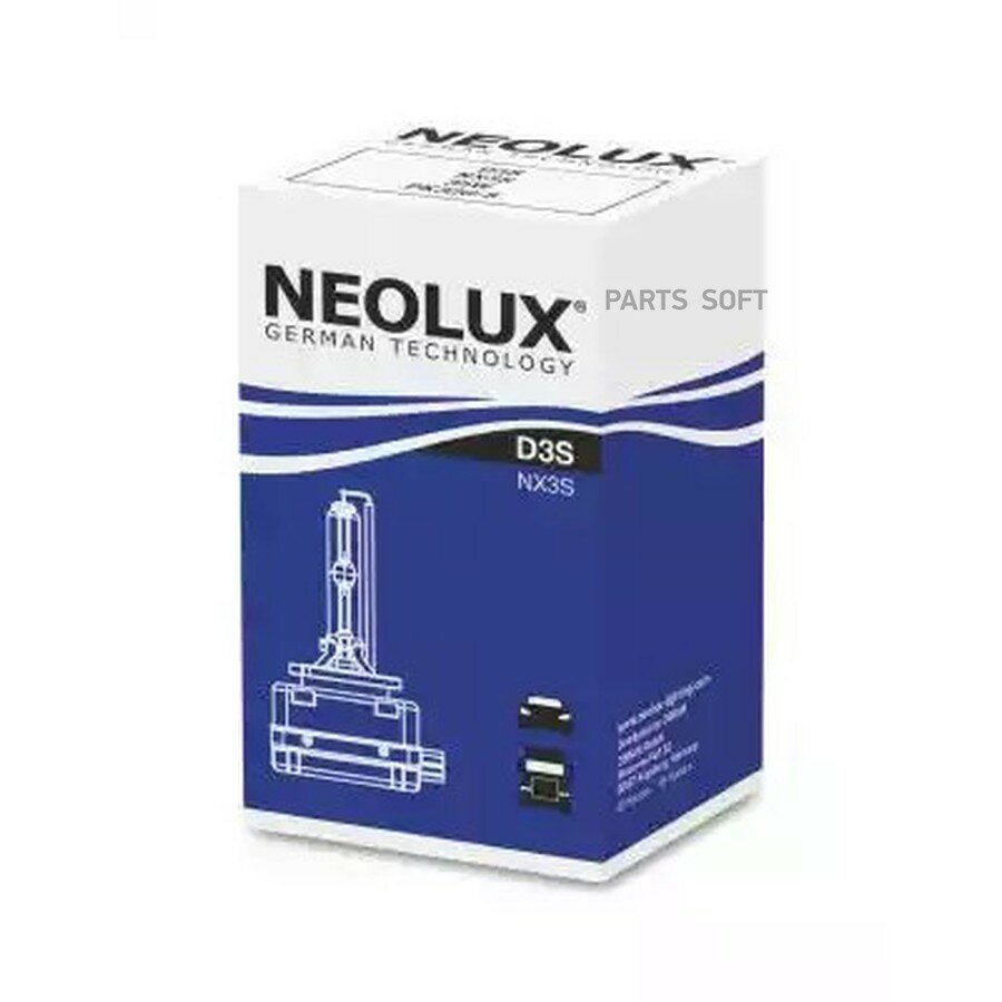 Лампа ксеноновая D3S (35W) PK32d-5 Xenon Standard 4200K NX3S от официального дистрибьютора, NEOLUX, артикул NX3S