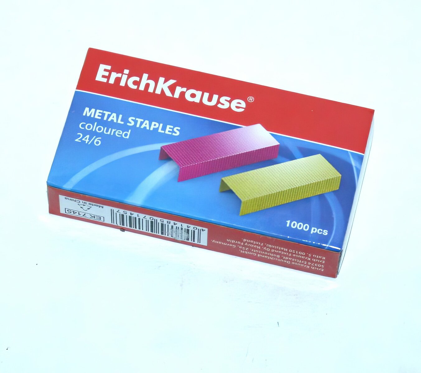 ErichKrause Скобы для степлера цветные № 24/6 1000 шт. 7145