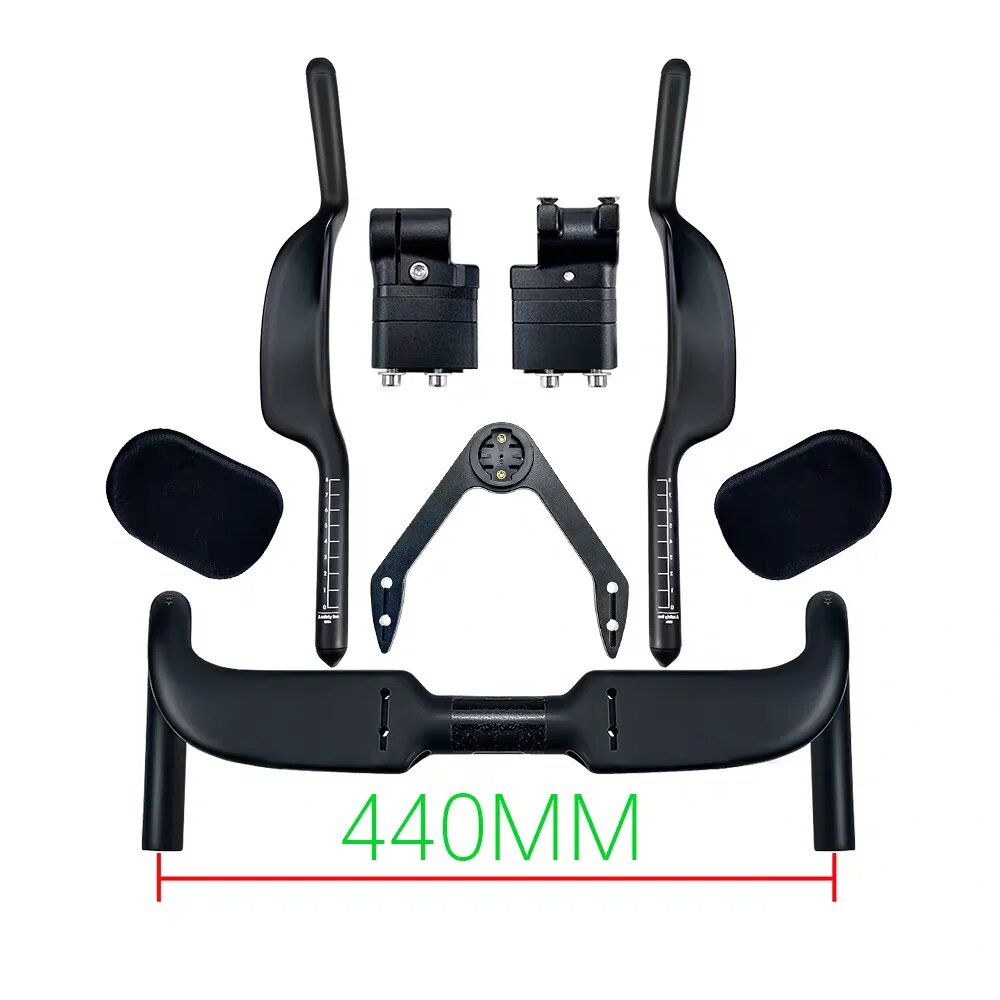 BIKEDOC HB26 Карбоновый руль 400/420/440 мм Whole Group 440mm