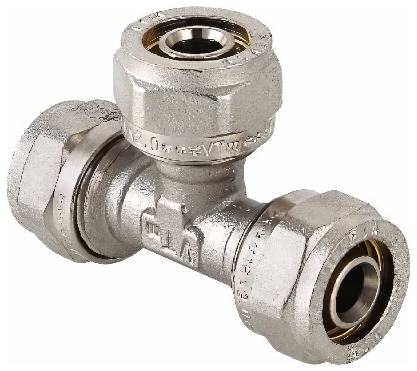 Обжимной тройник 16 Valtec VTm.331. N.161616