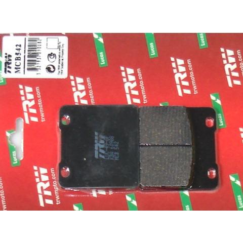 Колодки дисковые MCB542 TRW BE