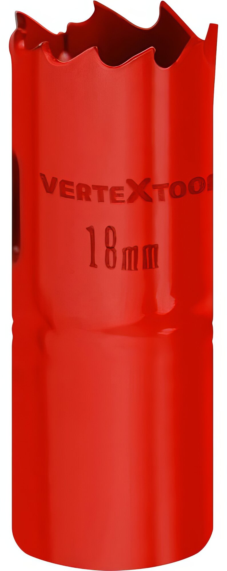 Коронка биметаллическая по металлу 18 мм vertextools 2525-18