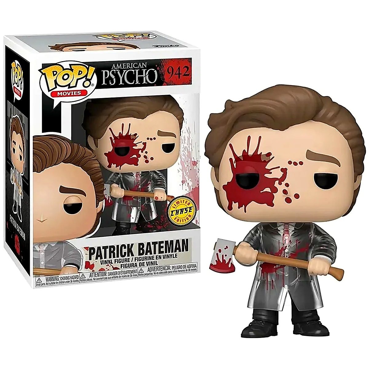 Виниловая фигурка Патрик Бейтман / American Psycho коллекционная статуэтка 942 POP! Psycho