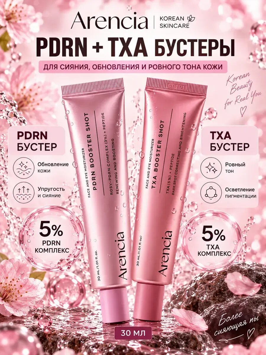 Arencia Бустер-сыворотка для лица с витамином