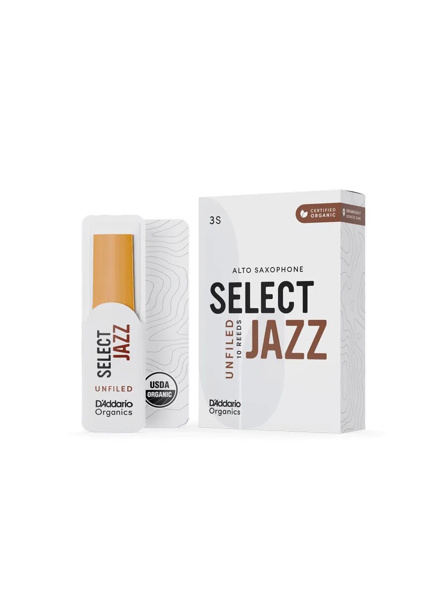 ORRS10ASX3S Organic Select Jazz Unfiled Трости для саксофона