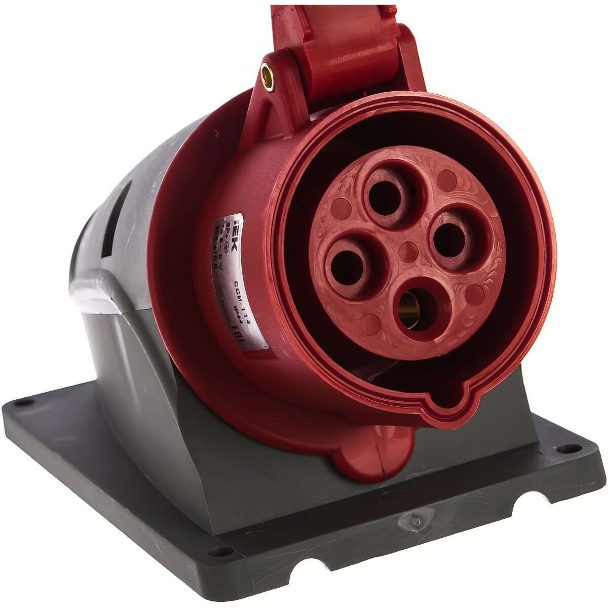 Стационарная розетка IEK MAGNUM ССИ-114 16А 3Р+РЕ 380В IP44 PSN12-016-4 6905759