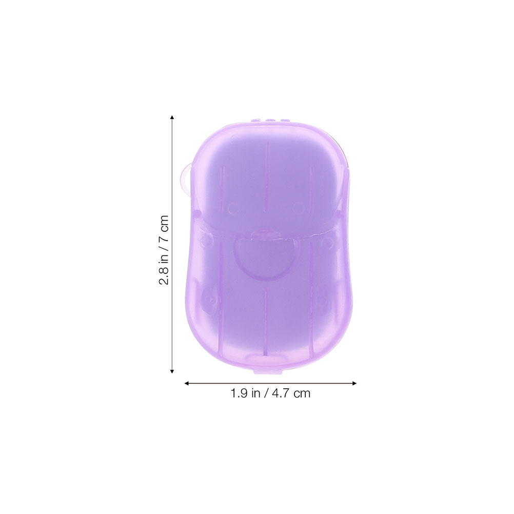 12 Коробок Мыльных Листов Из Бумажного Мыла В Portable Хранении 2X4.7X7CM