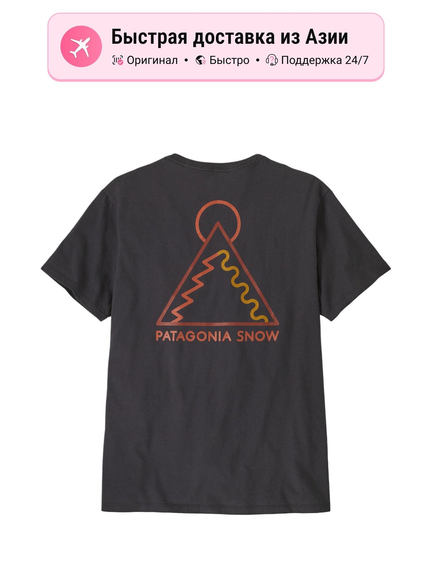 Футболка patagonia Organic Dawn Tracks