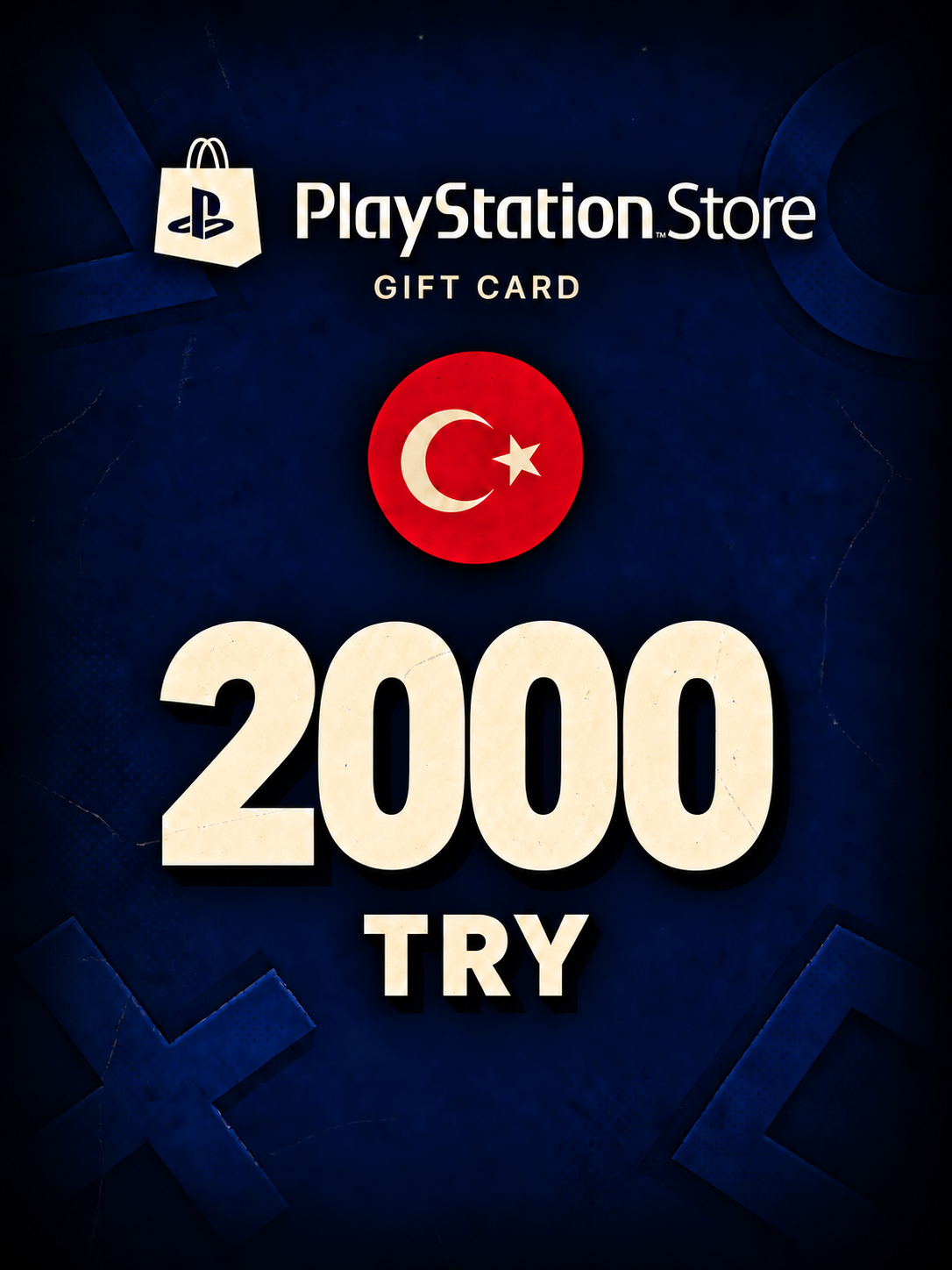 PlayStation Store Турция — подарочная карта 2000 TRY/PlayStation Gift Card Turkey