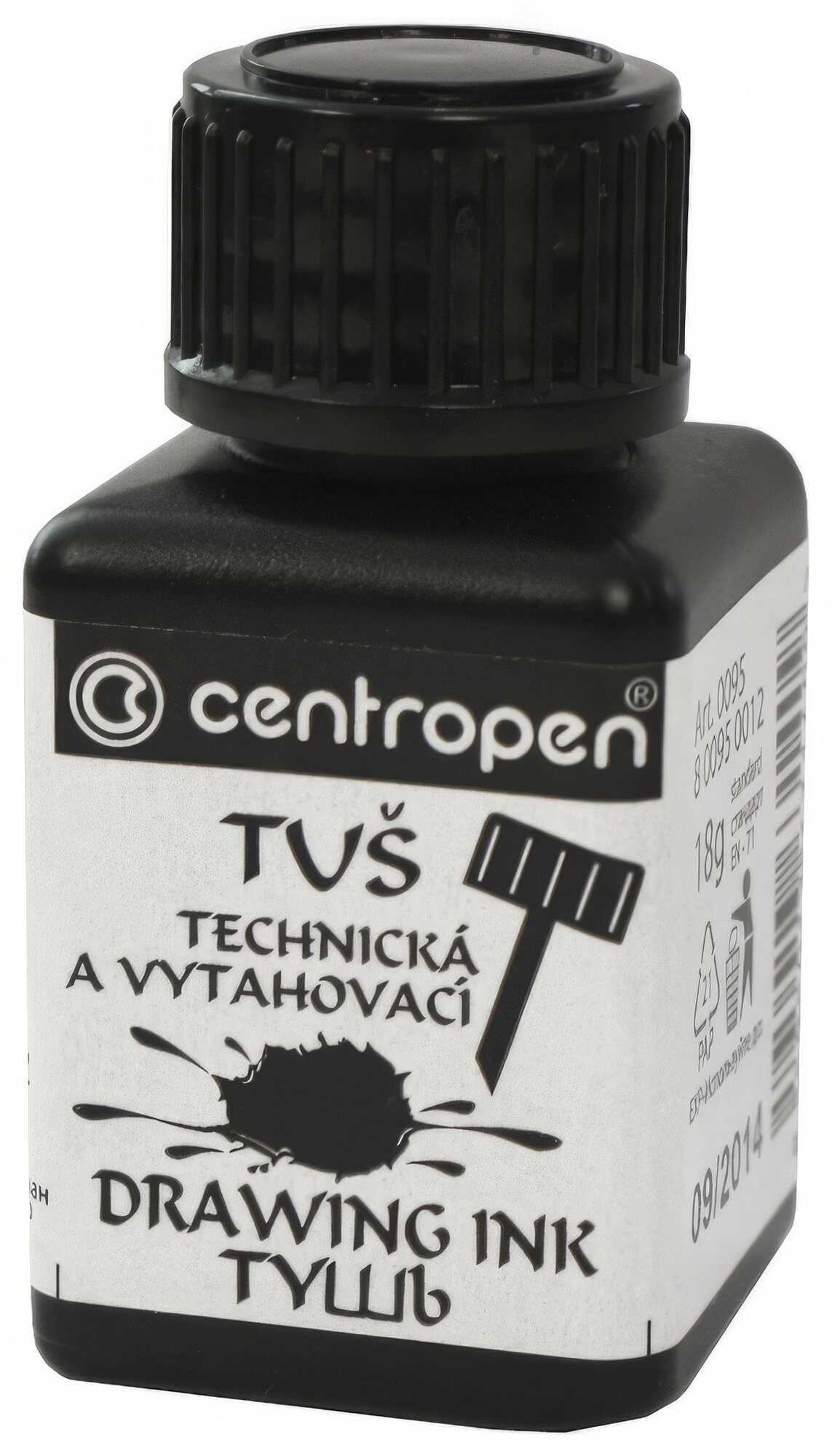 Centropen 0095 Чернила для черчения и рисования черные