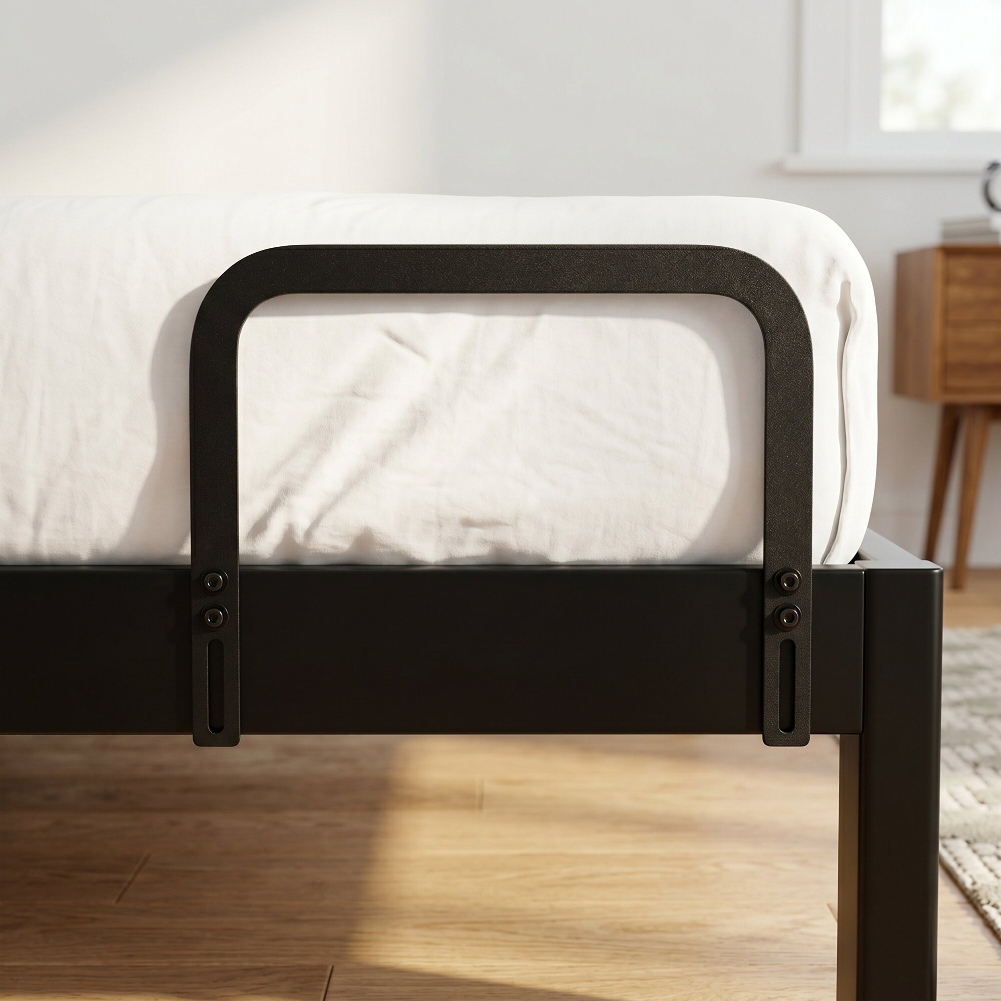 Фиксатор для матраса из чёрного железа для металлической кровати, 3 мм толщина, предотвращает смещение