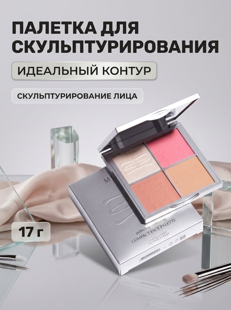 Компактная палетка для скульптурирования Perfecting Contouring 1 шт