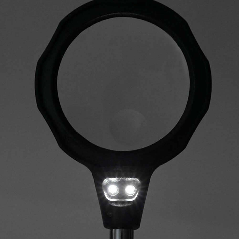 Вертикальное Увеличительное Стёклο С Подсветкοй LED 12 Кратνое 17X14CM