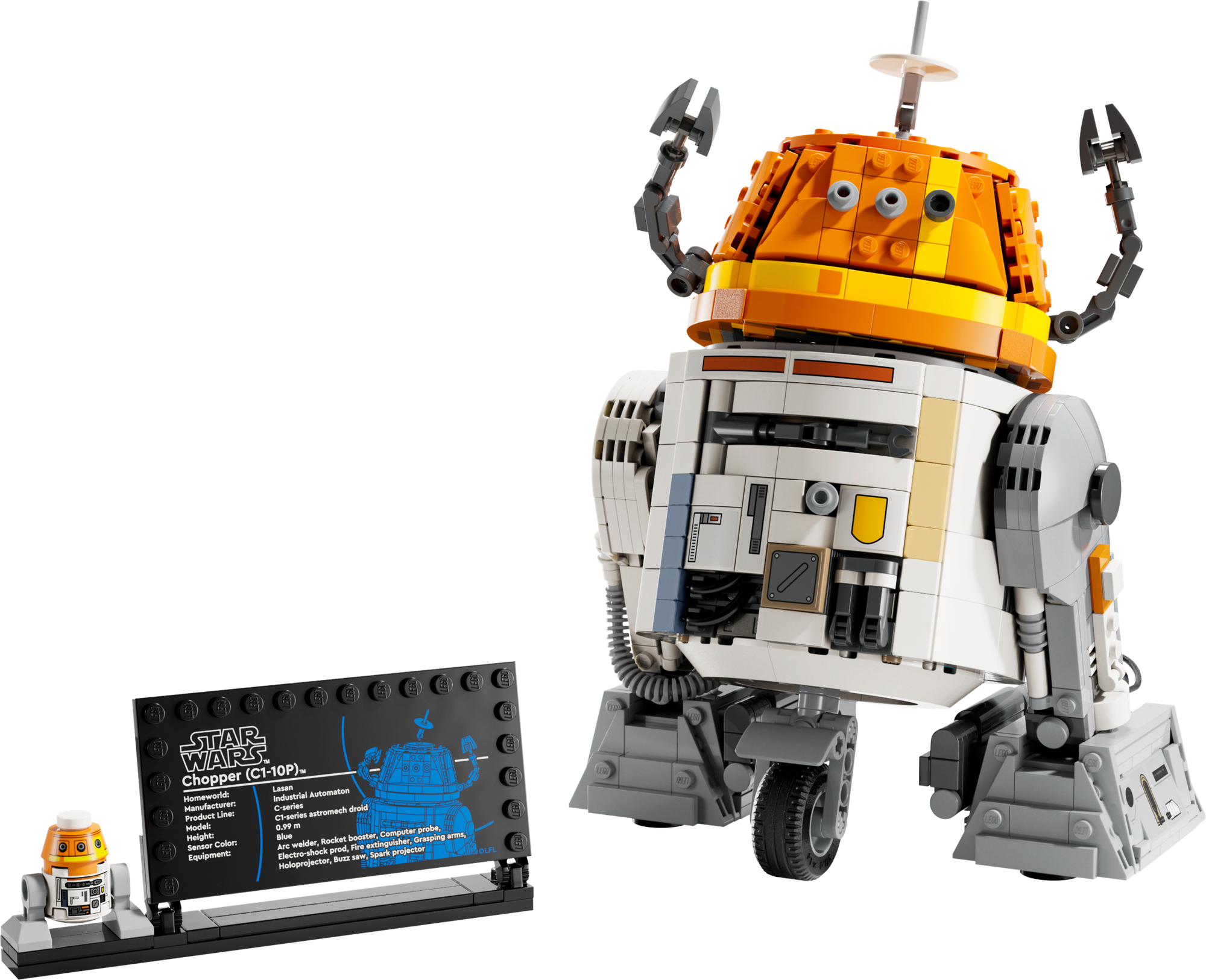 Конструктор LEGO Star Wars 75416 Астромеханический дроид Чоппер C1-10P