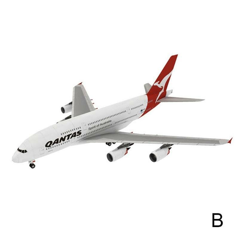 Сборная модель Airbus A380, масштаб 1:300, из бумаги