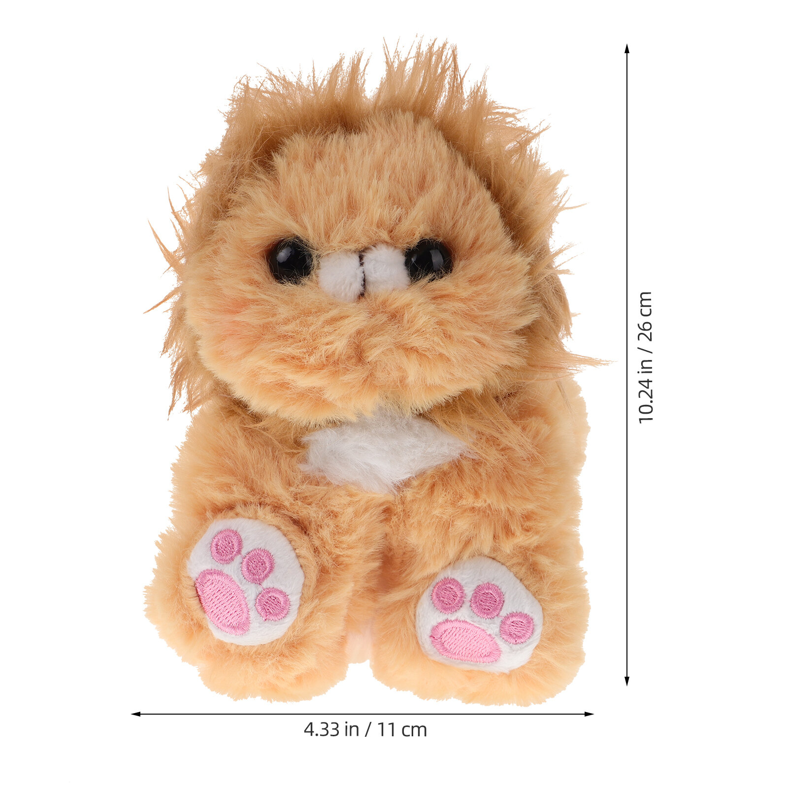 Plush Slap Bracelet In The Form Of A Cartoon Animal Compact Size And Light Weight 26.00X11.00X9.00Cm