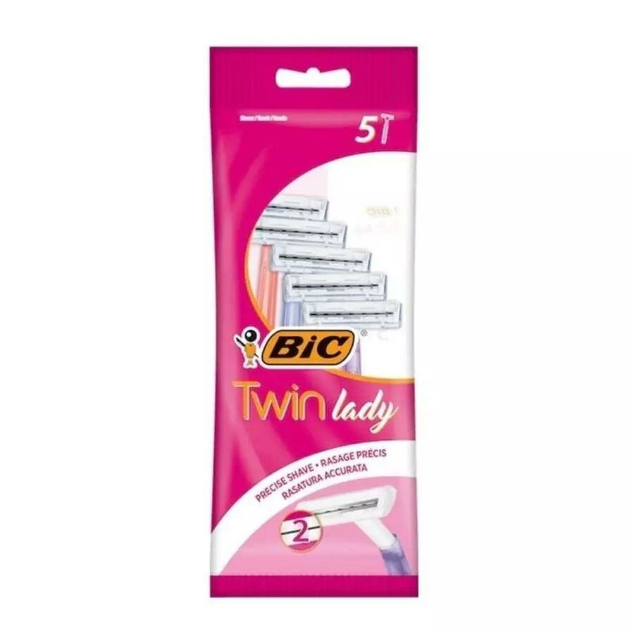 Женская бритва одноразовая BIC Twin Lady 2 лезвия 5 шт
