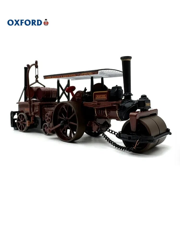 Мини-легкосплавный автомобиль модели 1/76 Fuller road roller + комплект прицепов для асфальтирования