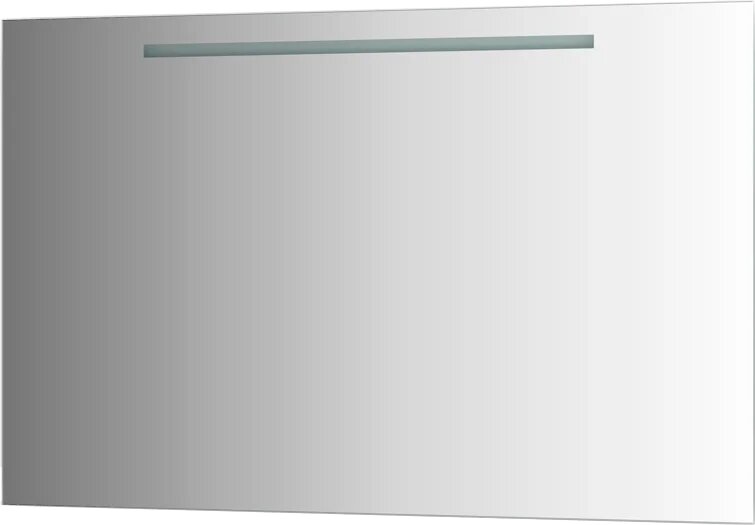 Зеркало Evoform Ledline BY 2108 120x75 со светодиодной подсветкой, 120 см, зеркало настенное в ванную