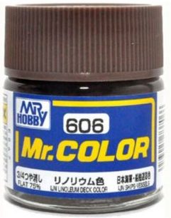 C606 краска художественная т. м. MR.HOBBY 10мл IJN Linoleum Dek Color