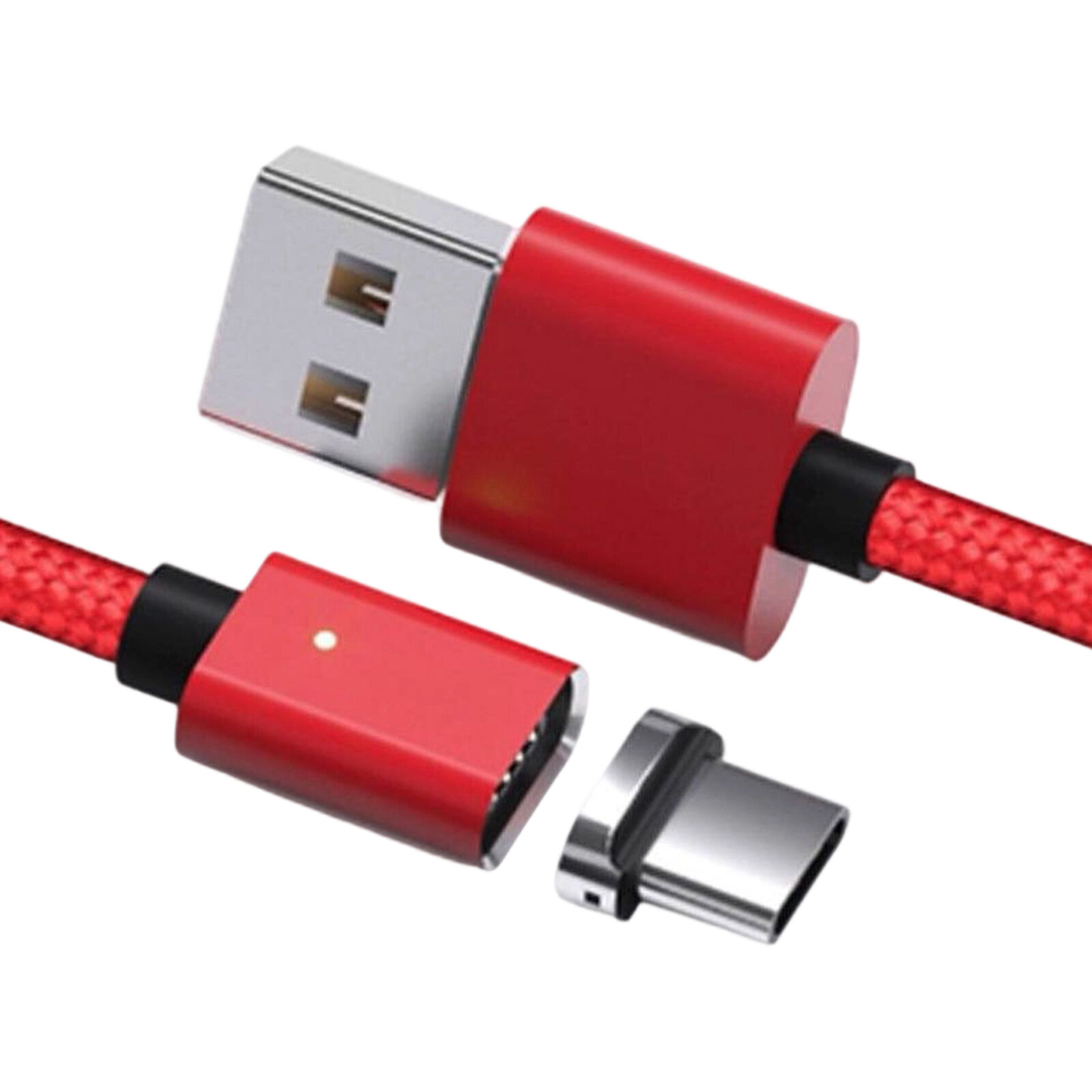 Магнитный кабель USB-A - Type-C с быстрой зарядкой,