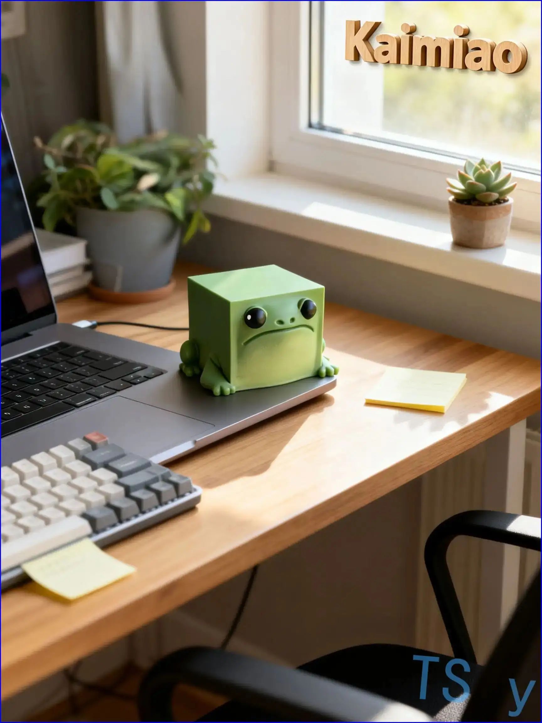 Кубическая статуэтка лягушка, 3D печать из материала PLA, декор для стола дома и офиса, оригинальный подарок на любой праздник