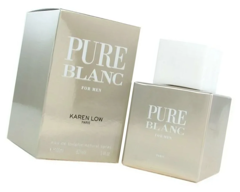 Одеколон Karen Low Pure Blanc для мужчин 100 мл - Гепарлис Карен Лоу Пур Бланк