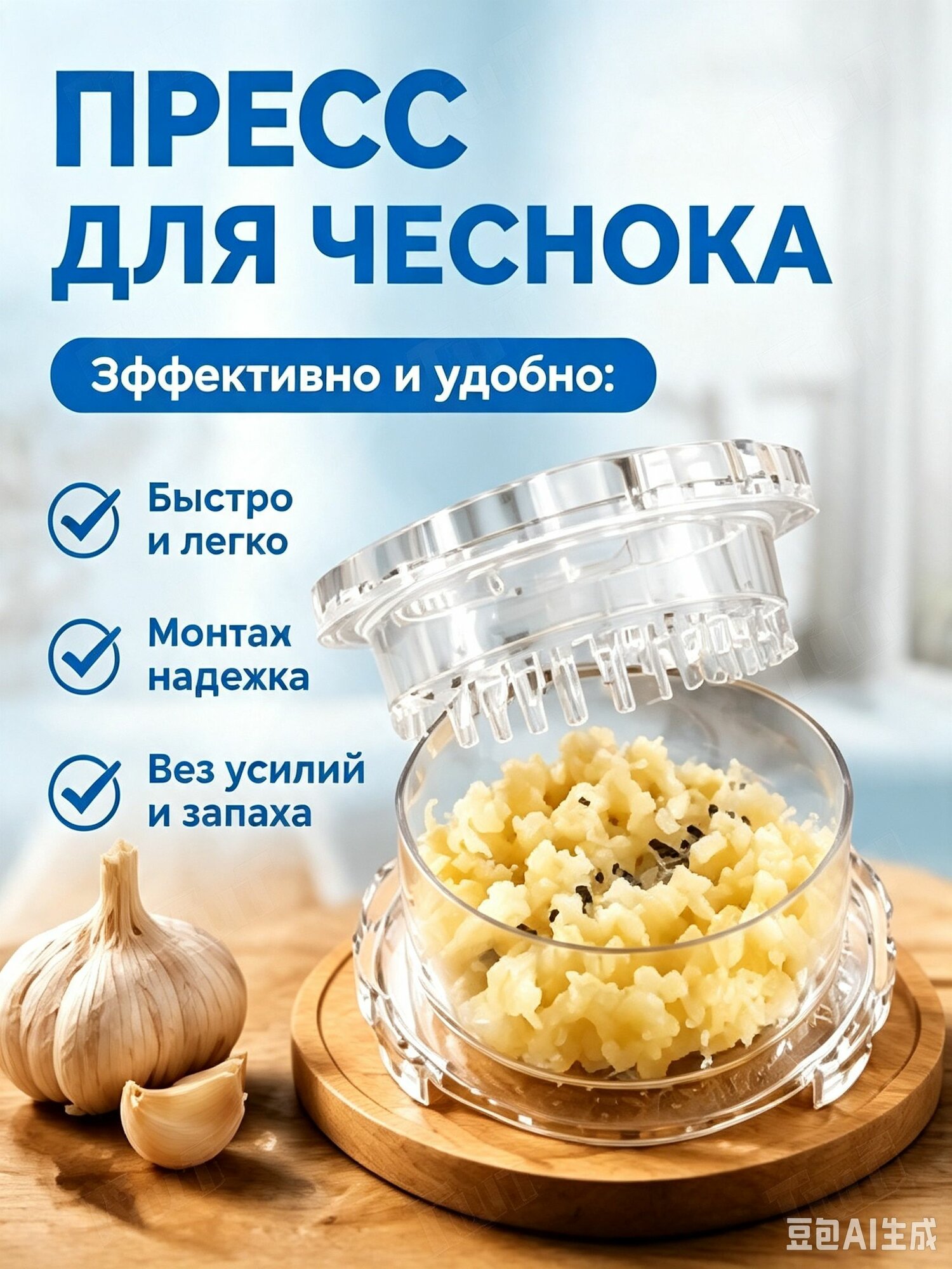 IKEA Чеснокодавилка-