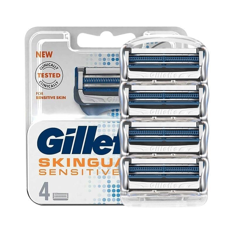 Сменные кассеты для бритья Gillette Skinguard Sensitive, 4 шт.