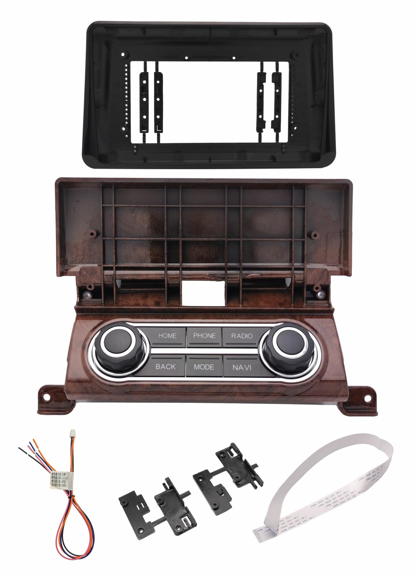Рамка переходная Audi A8 (D3) 2005 - 2009 для 12,3" магнитолы / Wide Media