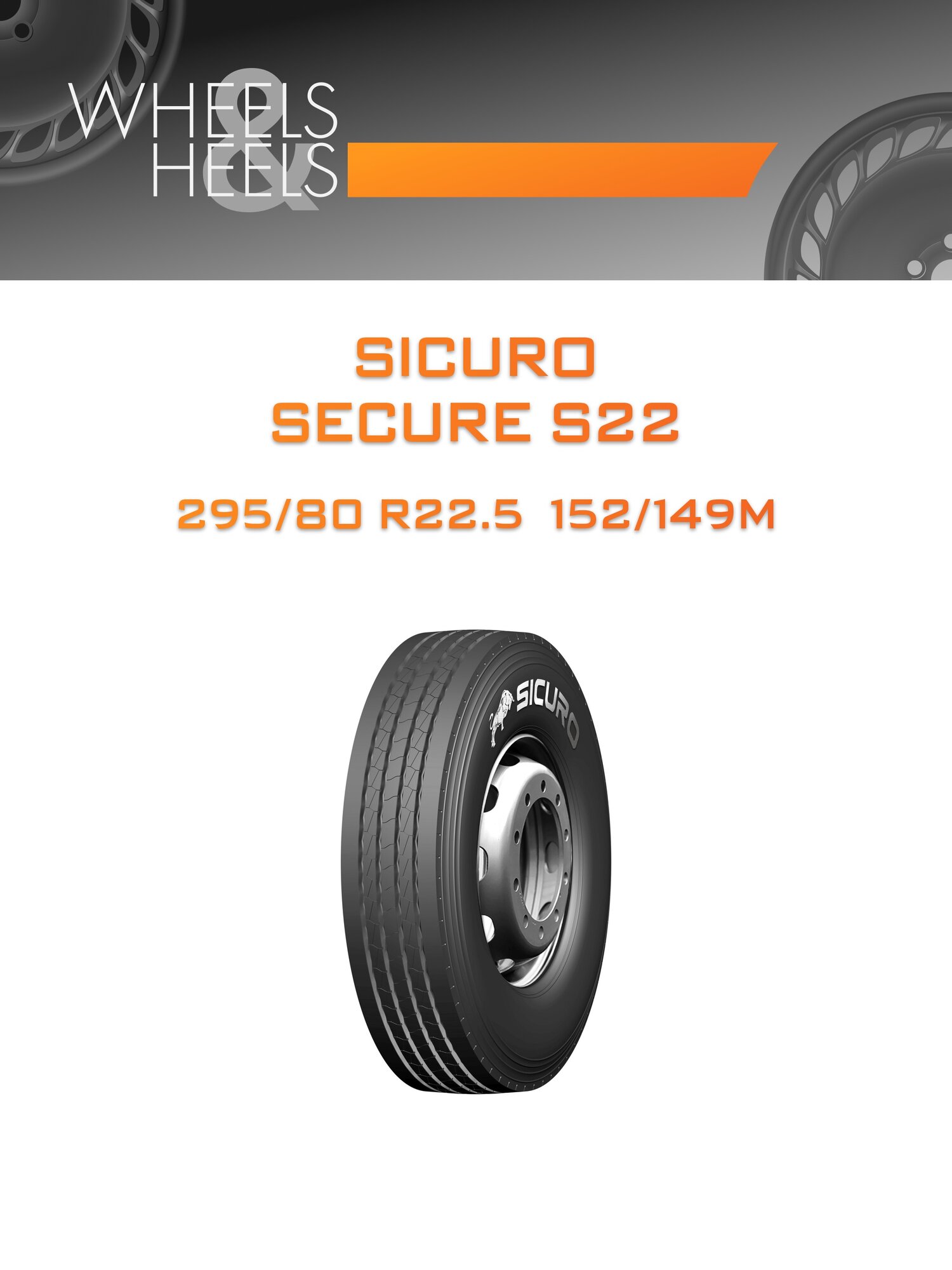 Шина автомобильная SICURO SECURE S22 295/80 R22.5C 152/149M UNKNOWN, летняя, универсальная