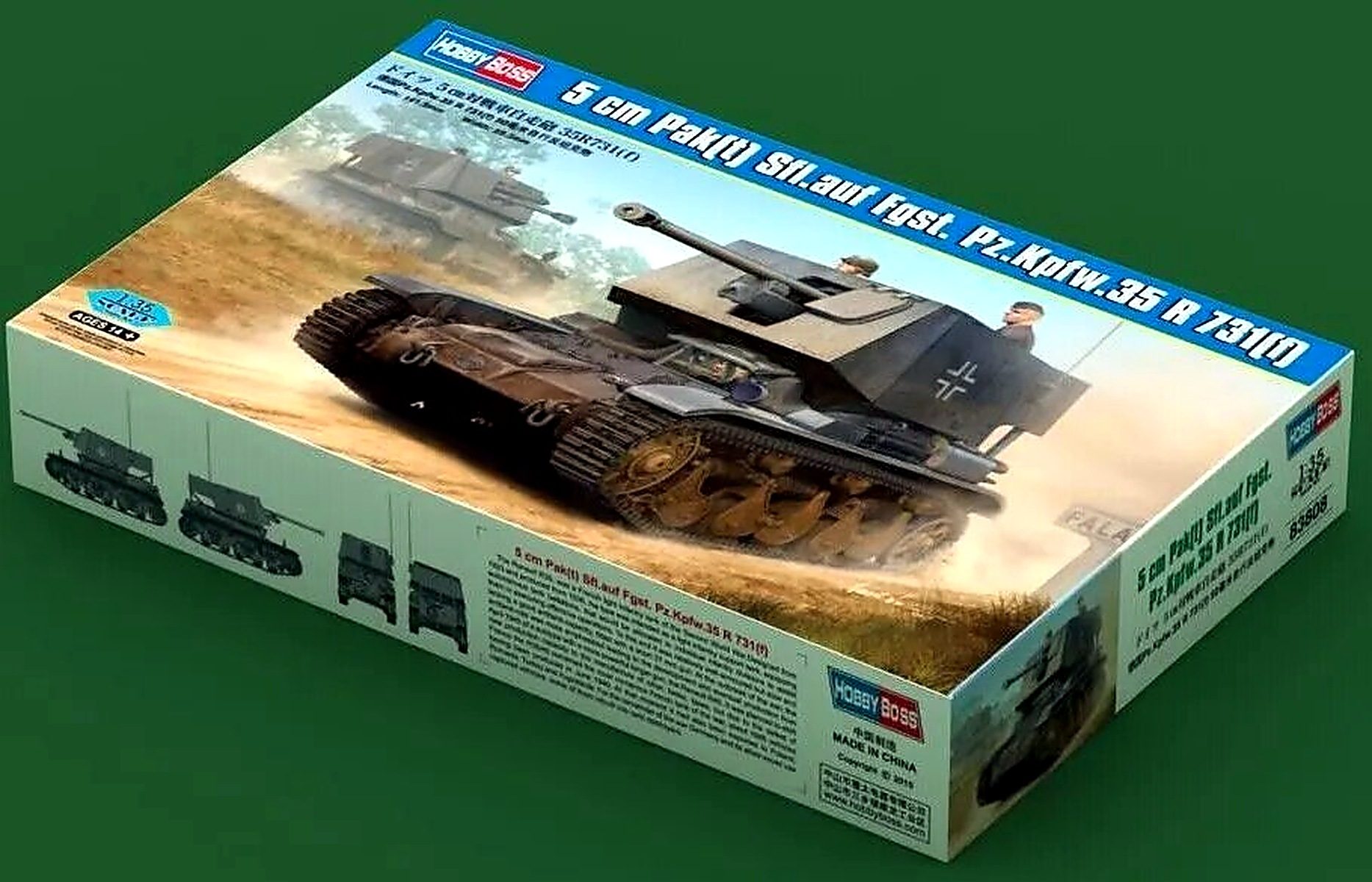 HOBBYBOSS 1/35 83808 Scale Немецкая Pz. kpfe.35 (T) Модельный комплект Танки