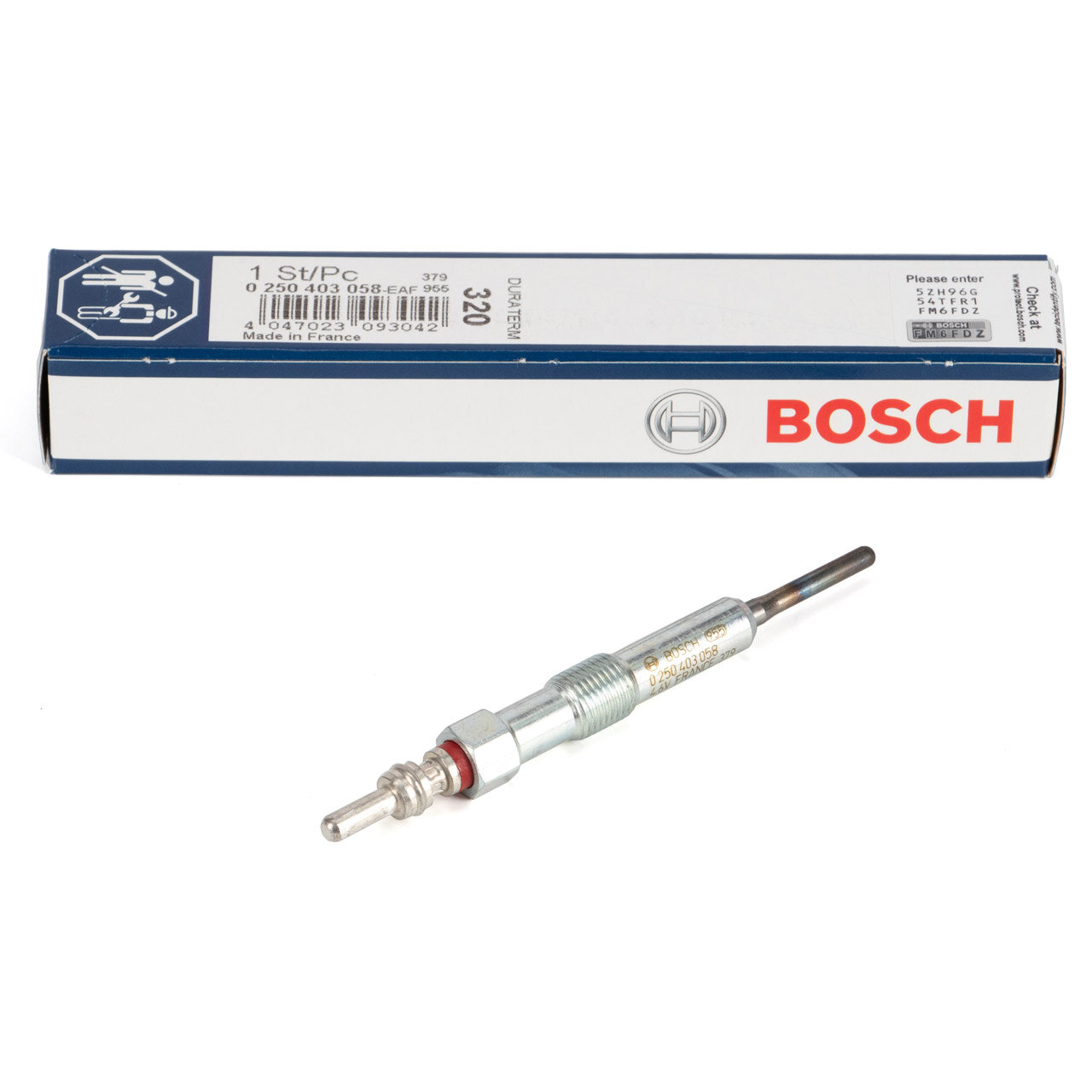 Свеча накаливания mercedes om608 w177 v177 w247 c118 x118 w415 w420 . renault clio v Bosch 0250403058