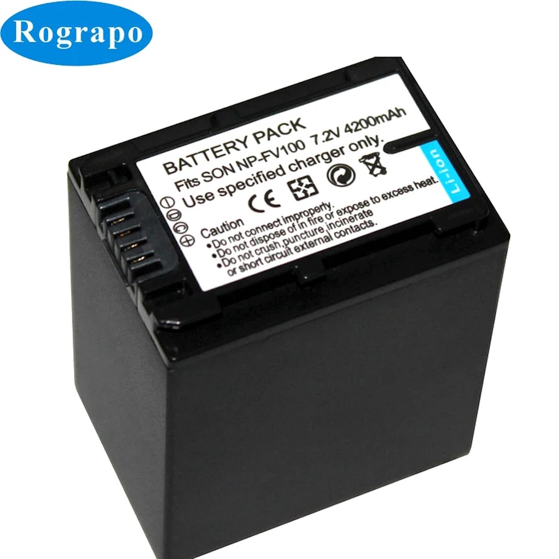 Аккумулятор для камеры Sony (NP-FV100) HDR-CX110, HDR-CX115, HDR-CX130 (3700mAh) OEM