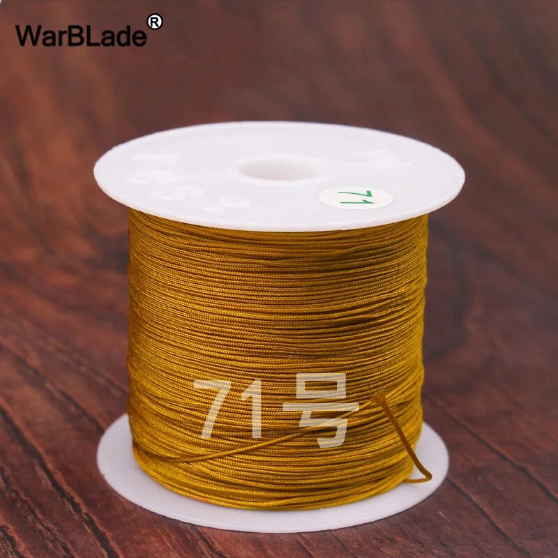 Хлопковый нейлоновый шнур WarBLade 40м Желтый, 0.6mm about 25, Оранжевый, Ginger